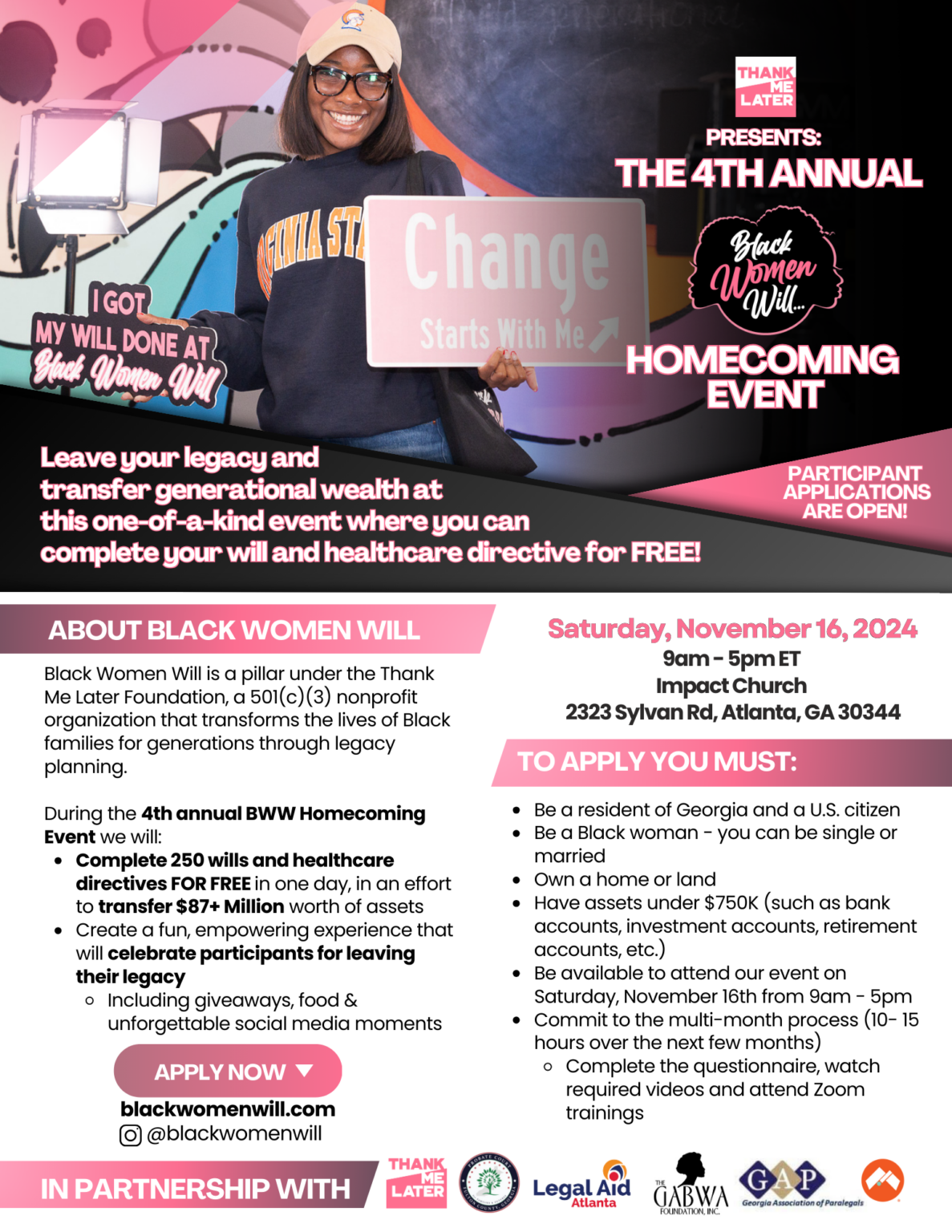 General Registration – Black Women Will